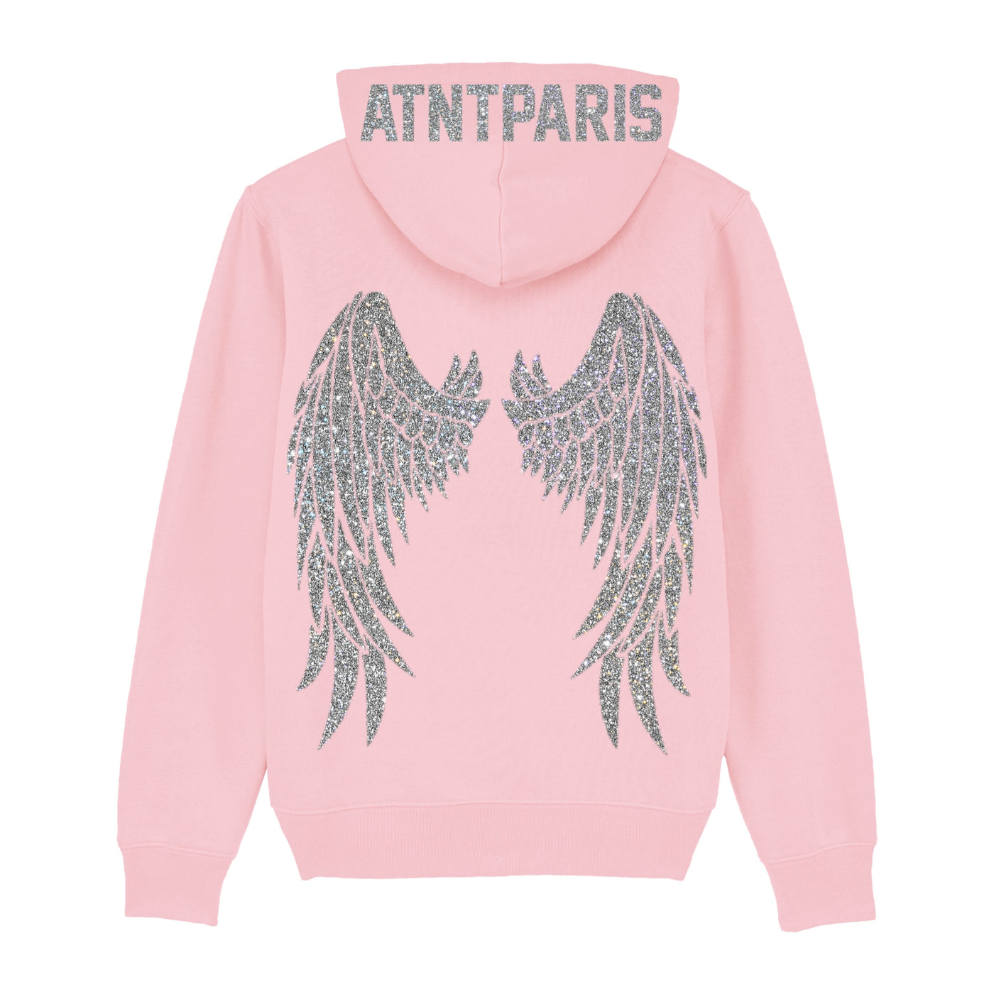 Rhinestone - Sweat Capuche Light Pink Dark Angel – ATNT PARIS