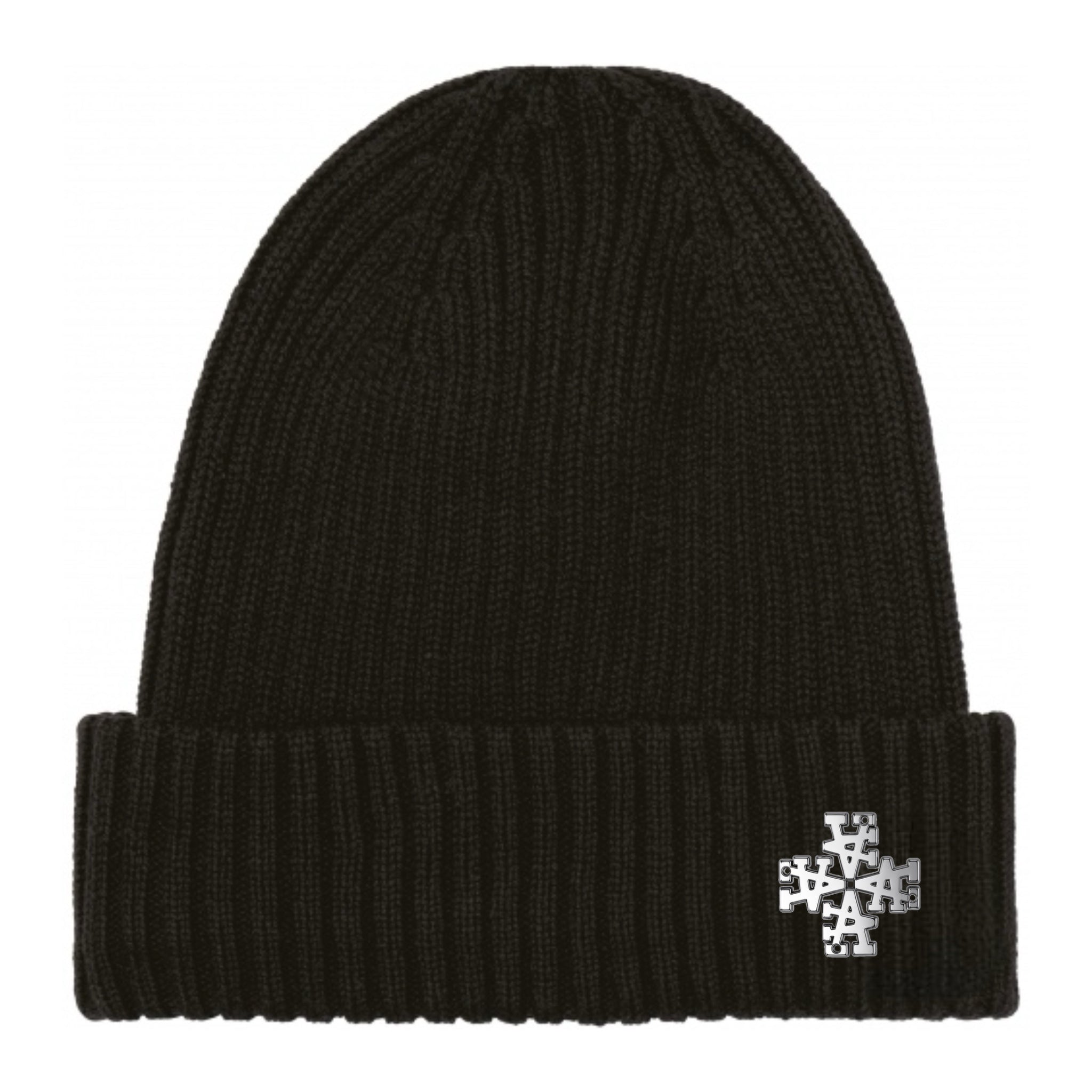 Bonnet Signature Noir Unisexe Écoresponsable – ATNT PARIS